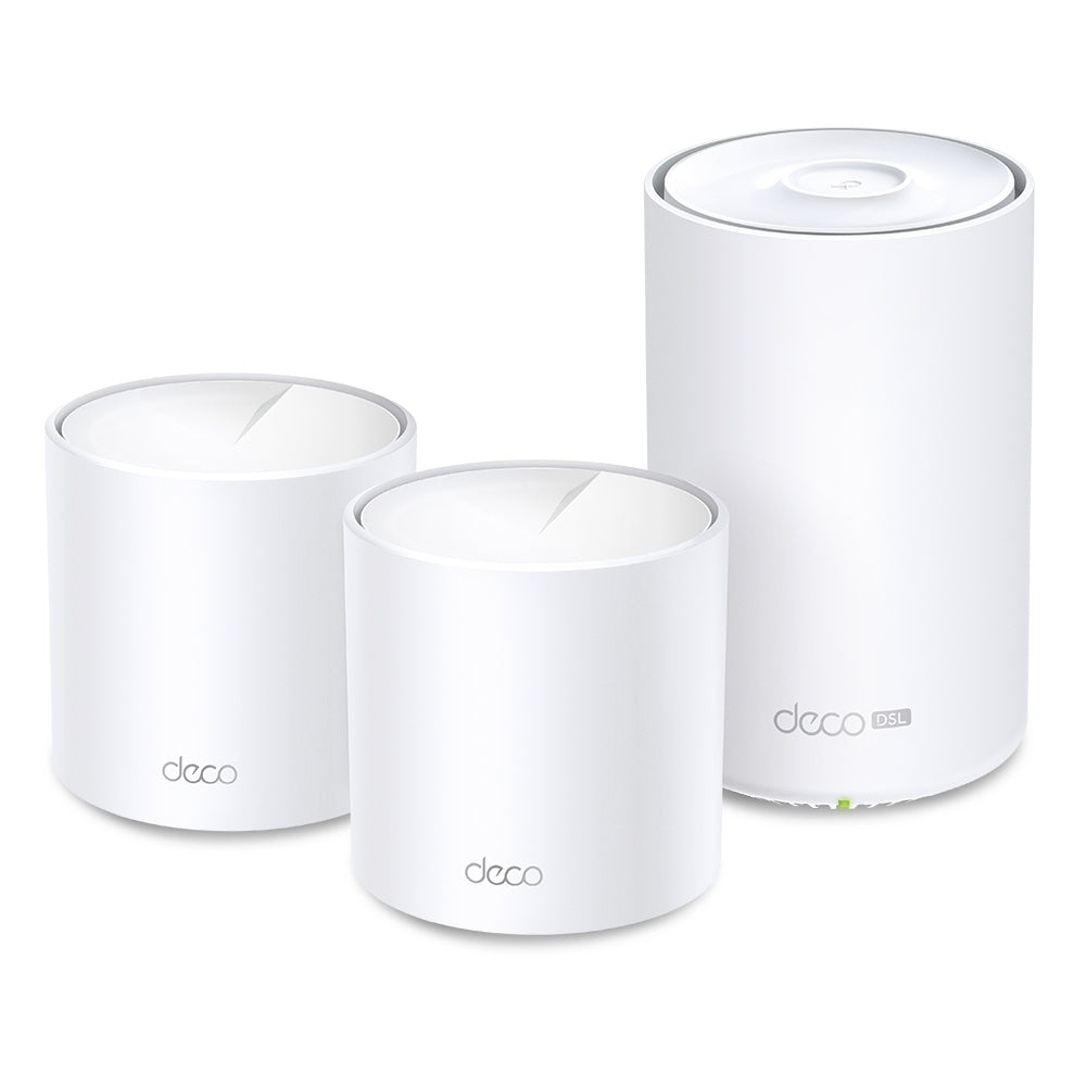 TP-Link Deco X50-DSL AX3000 VDSL Whole Home Mesh WiFi 6 Router - 3 Pac